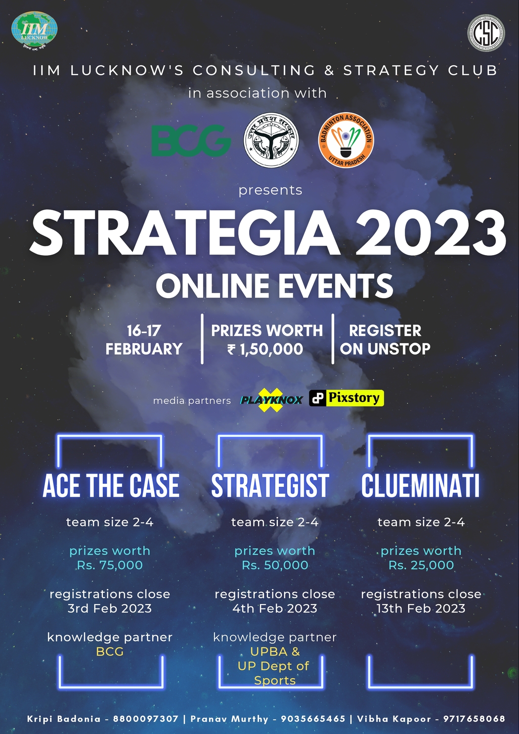 The Consulting & Strategy Club of IIM Lucknow to discuss sports at ...